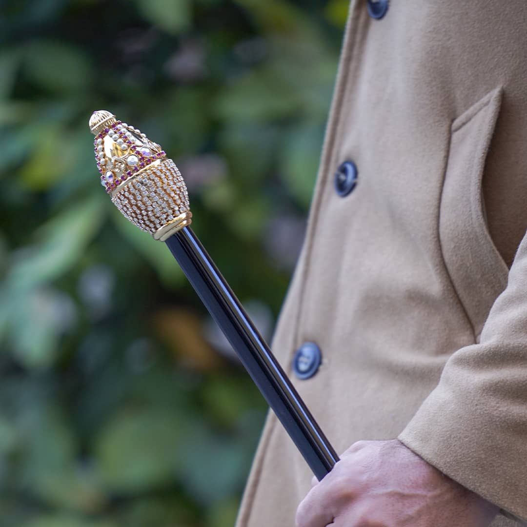 Luxury Walking Canes Enamelled Walking Sticks – ilMarchesato - Luxury ...