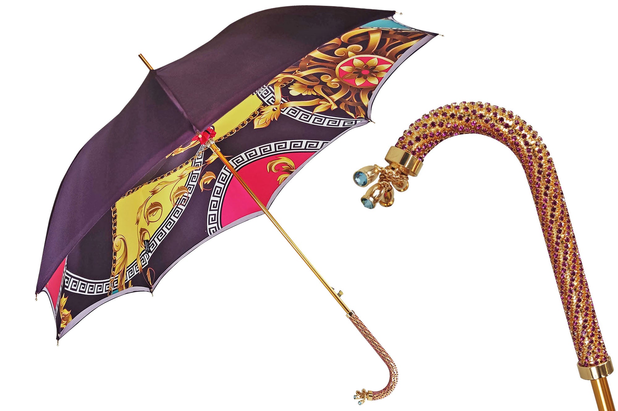 Beautiful umbrella with Amethyst crystals – ilMarchesato - Luxury ...