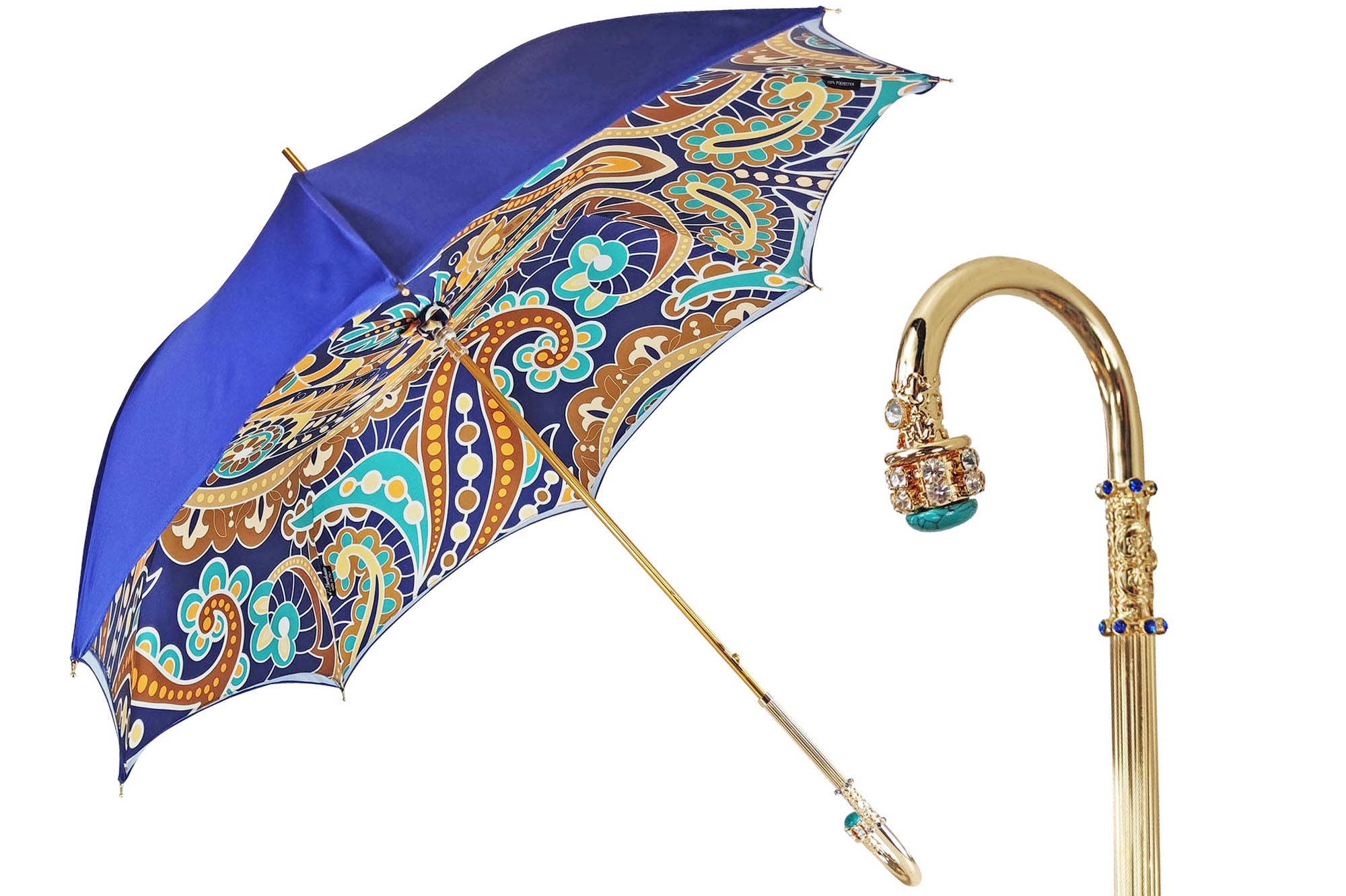 Handcrafted Umbrella with Abstract Design – ilMarchesato - Luxury ...