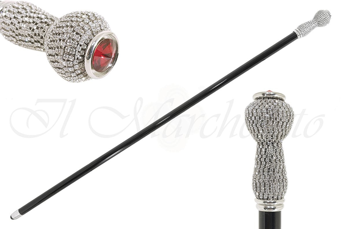 Jewel Cane with Swarovski crystal – ilMarchesato - Luxury Umbrellas ...